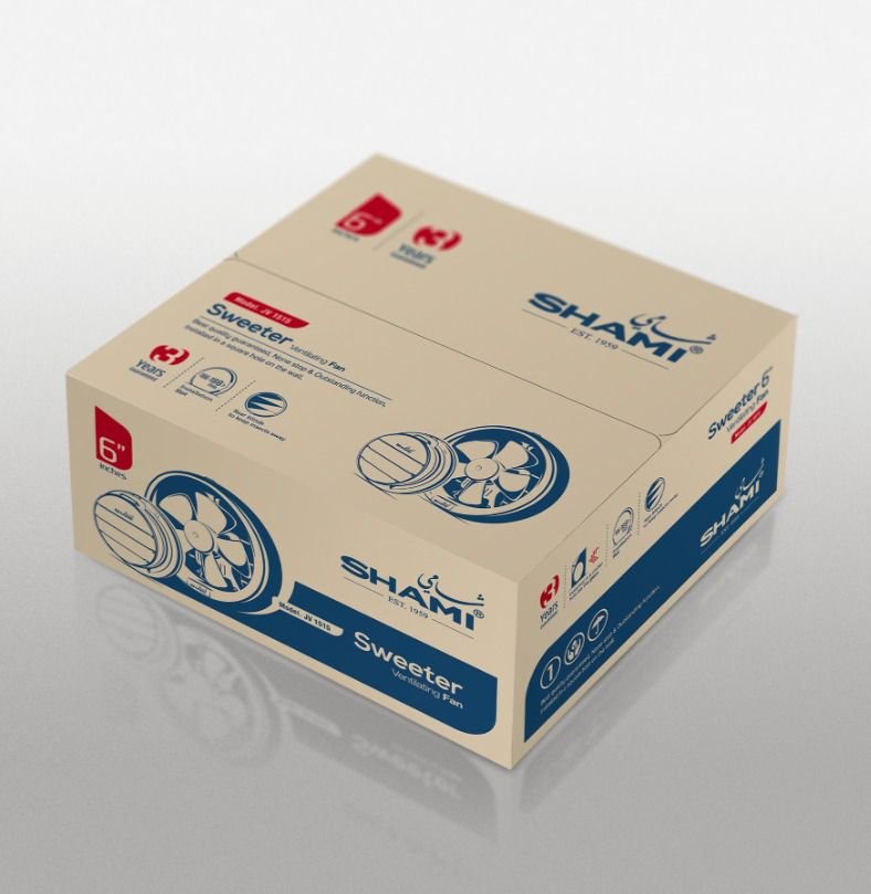 مروحة الشفط سويتر 6 - (18سم) - SHAMI Co. ساحبة الهواء سويتر من شامي